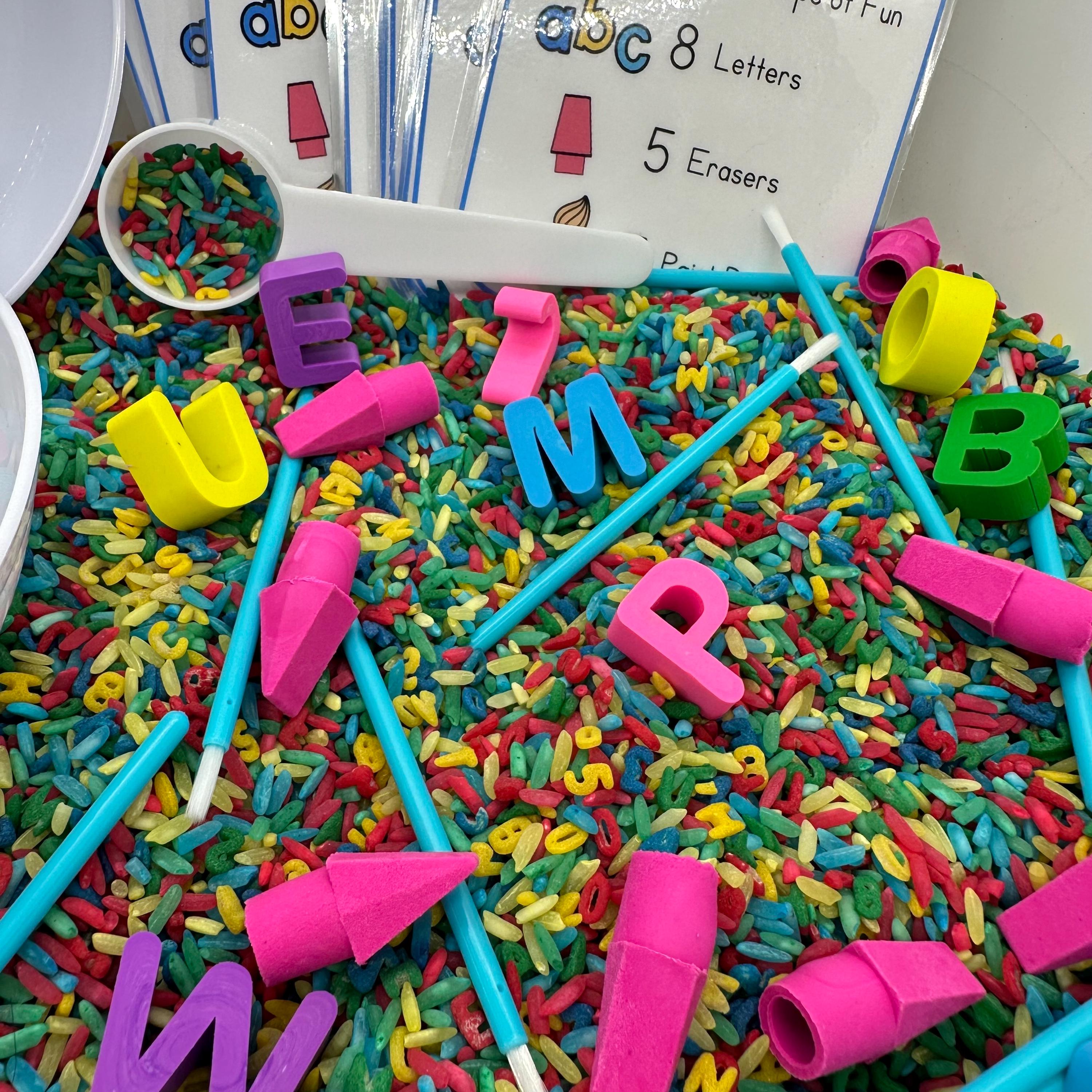 Back to School | Sensory Bin | Preschool Classroom Game | Homeschool ...