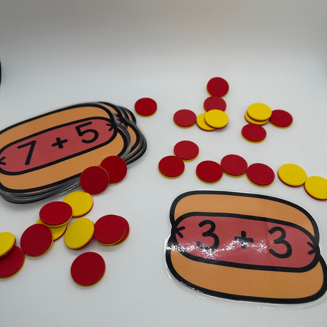 Hot Dog Addition | Preschool Centers Counting Game | Ready to Go Busy ...
