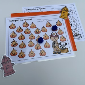 Extinguish the Alphabet | Letter Identification and Matching ...