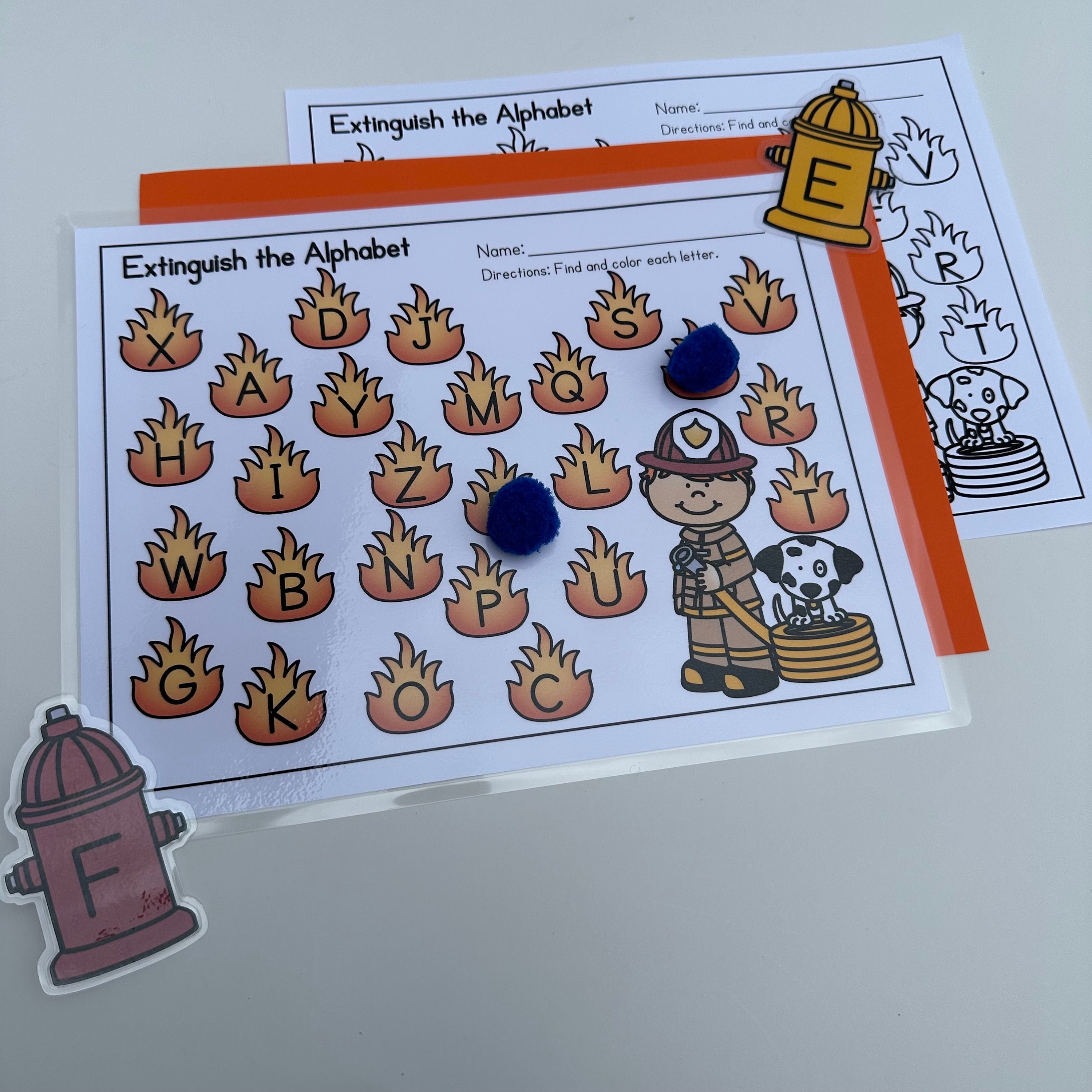 Extinguish the Alphabet | Letter Identification and Matching ...