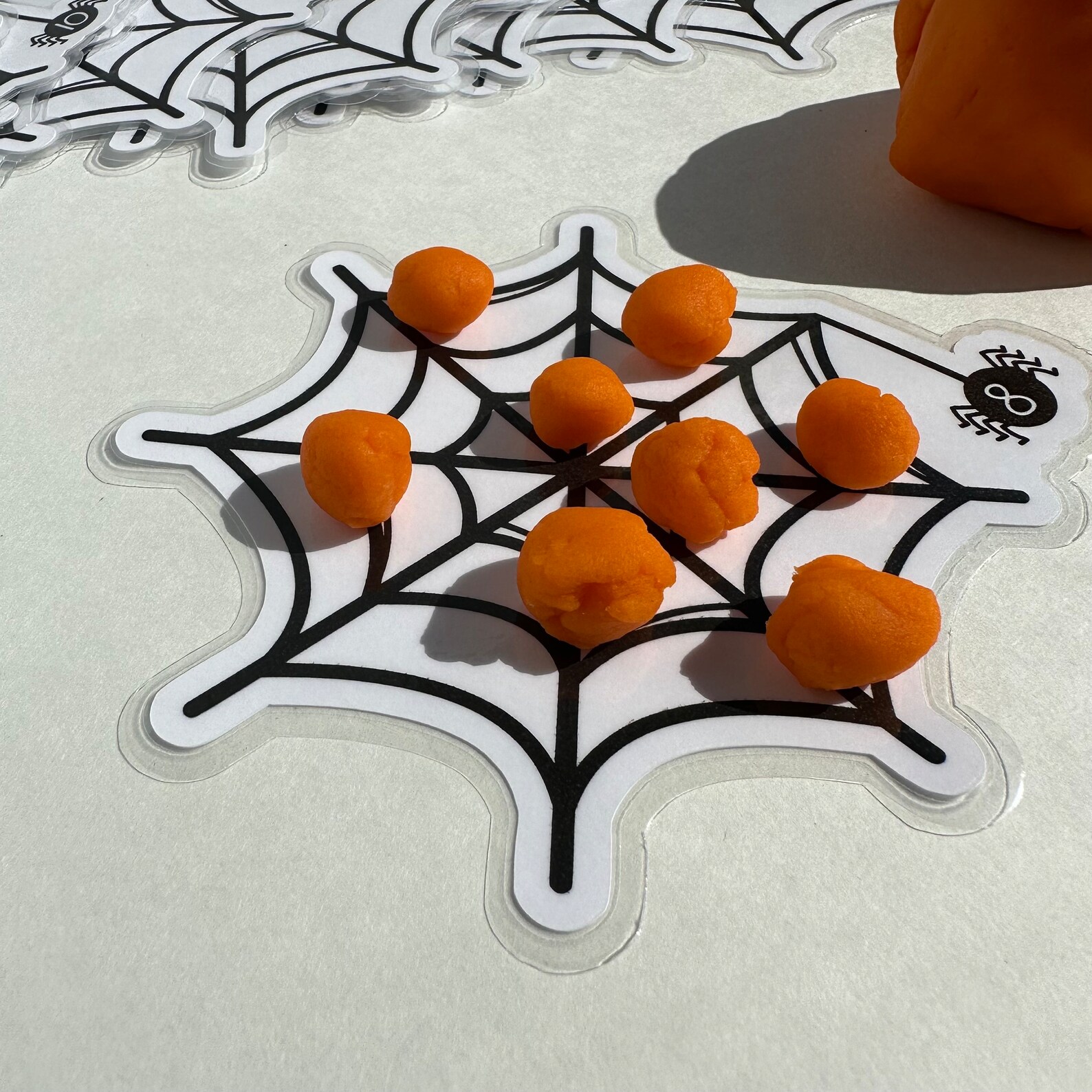 Playdough Counting 1-20 | Spider Playdough Mat | Hands on Learning ...