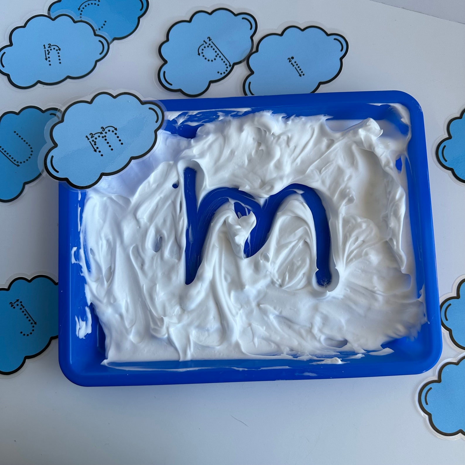 Cloud Writing Sensory Writing Letter Practice Sensory - Etsy