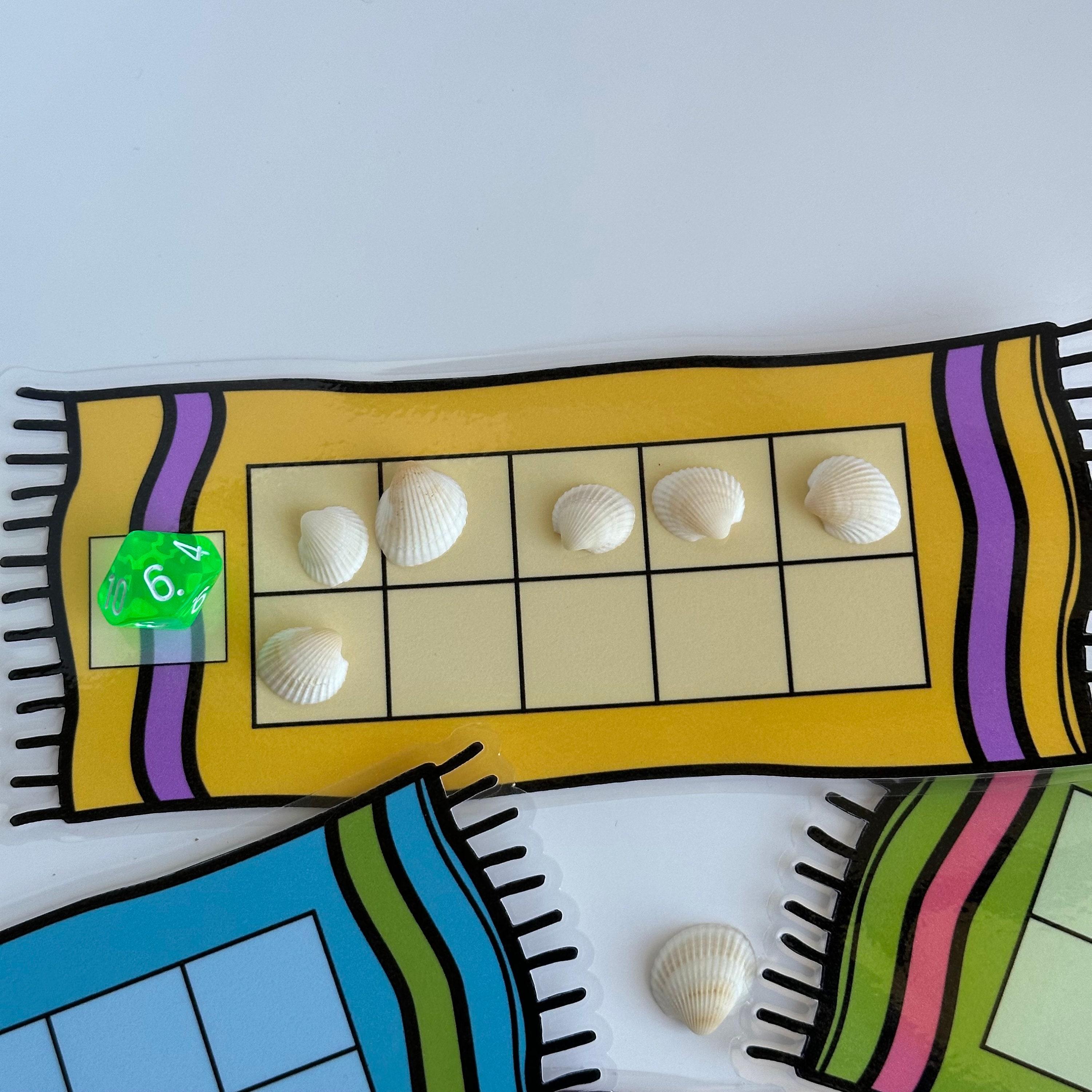 Beach Roll and Count Preschool Counting Count to 10 - Etsy