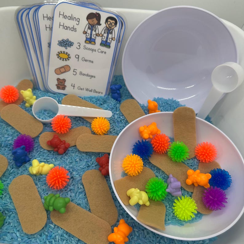 Healing Hands Medical Play Sensory Bin | Sensory Bin | Preschool ...