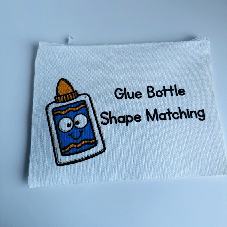 Glue Bottle Shape Matching Early Learning Matching Activity - Etsy