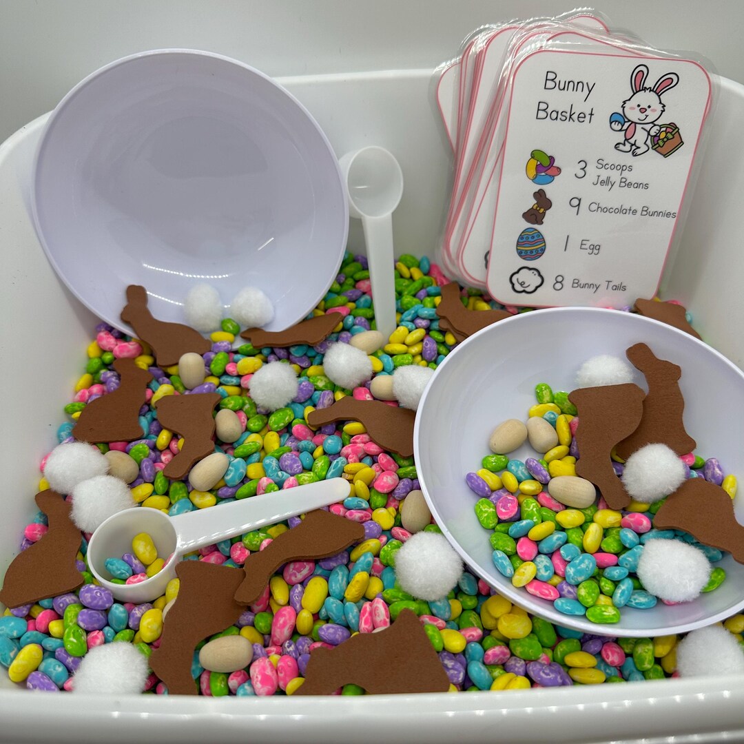 Easter Bunny Sensory Bin | Sensory Bin | Preschool Spring Game ...