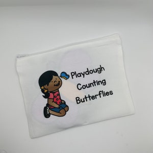 Playdough Counting 1-20 | Butterfly Playdough Mat | Hands on Learning ...