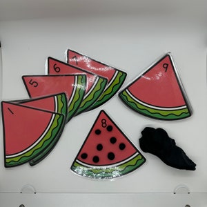 PDF ONLY | Playdough Counting 1-20 | Watermelon Playdough Mat | Hands ...