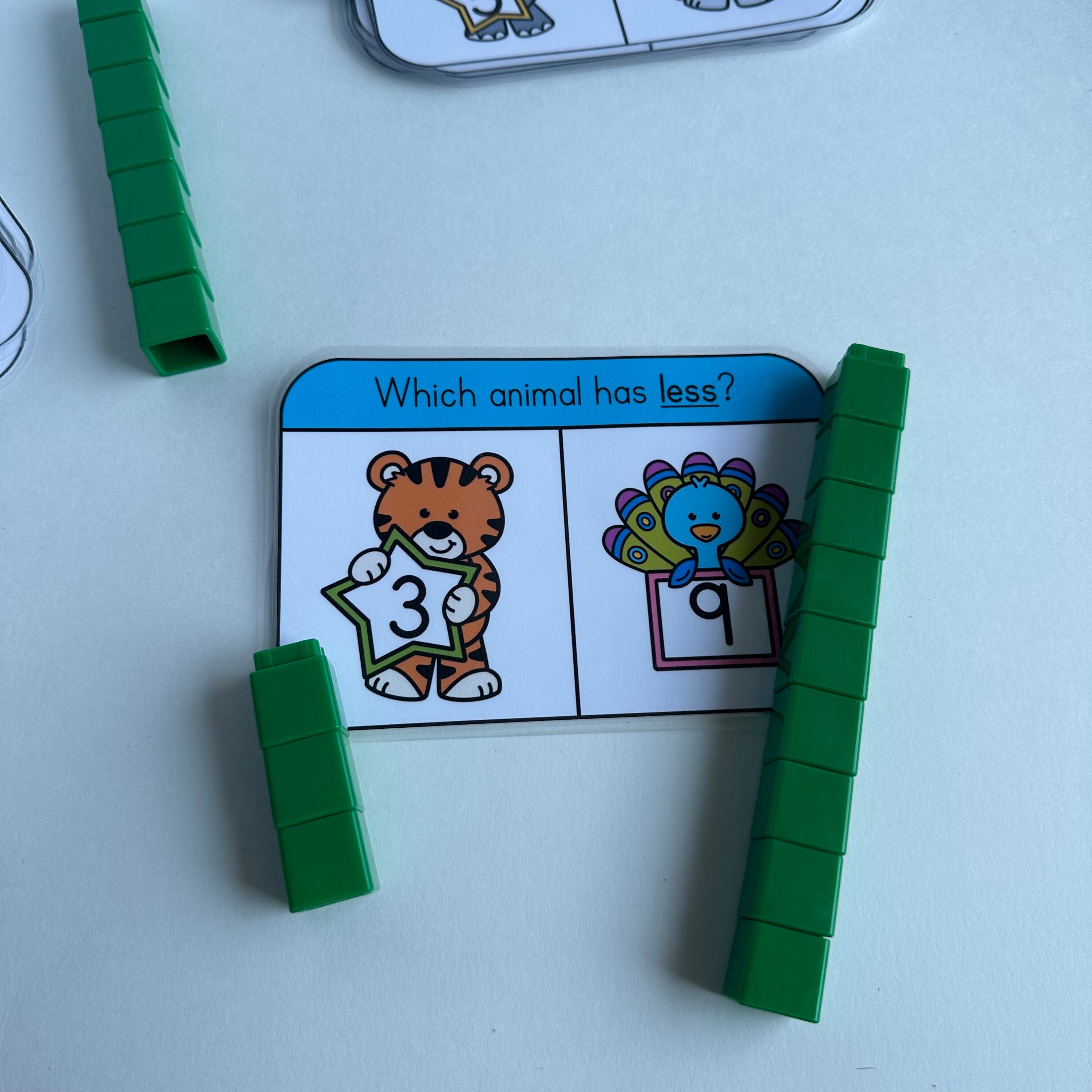 Zoo Animal Count and Compare Early Childhood Counting Game - Etsy