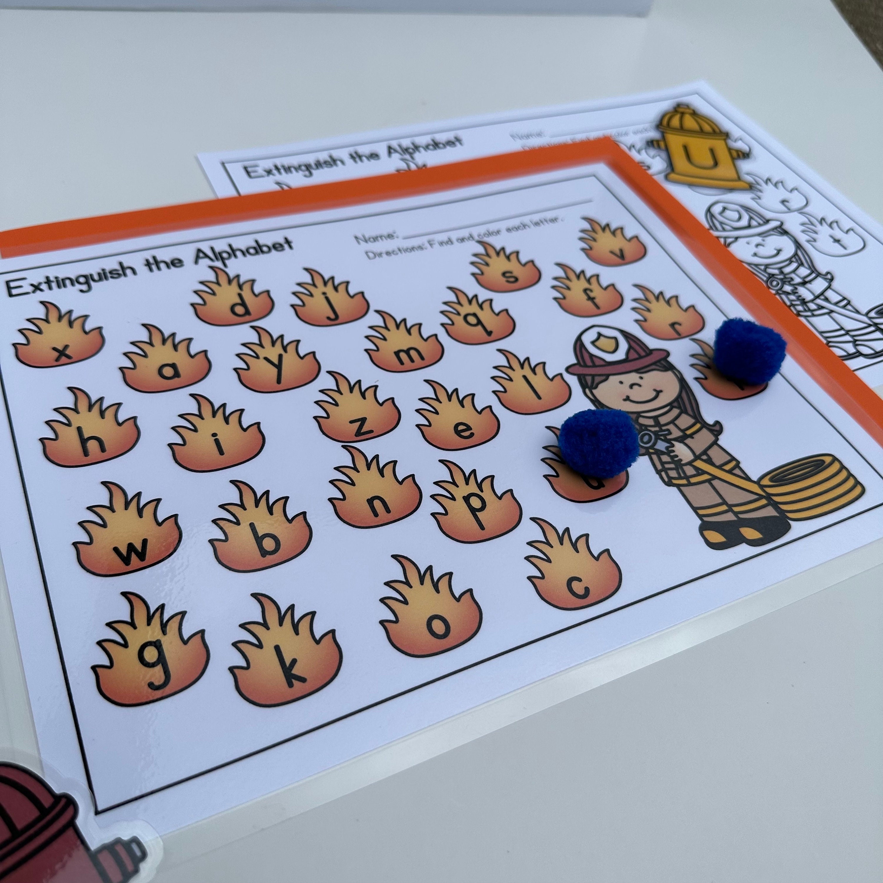 Extinguish the Alphabet | Letter Identification and Matching ...