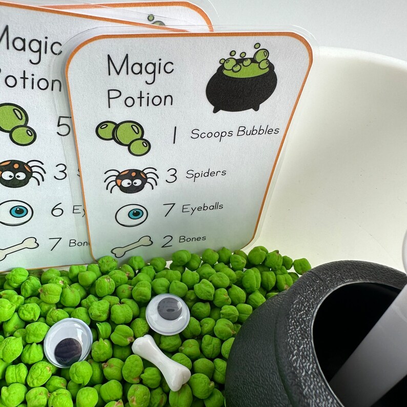 Make a Magic Potion | Sensory Bin | Preschool Halloween Game ...