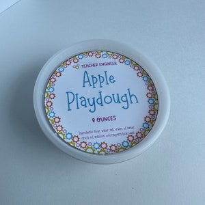 Playdough Counting 1-20 | Apple Playdough Mat | Hands on Learning ...