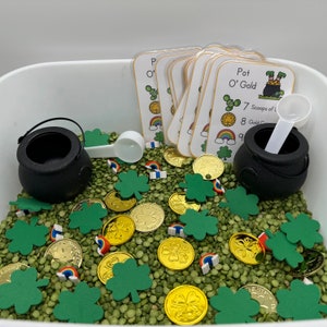 St. Patrick’s Day Sensory Bin | Sensory Bin | Preschool Winter Game ...