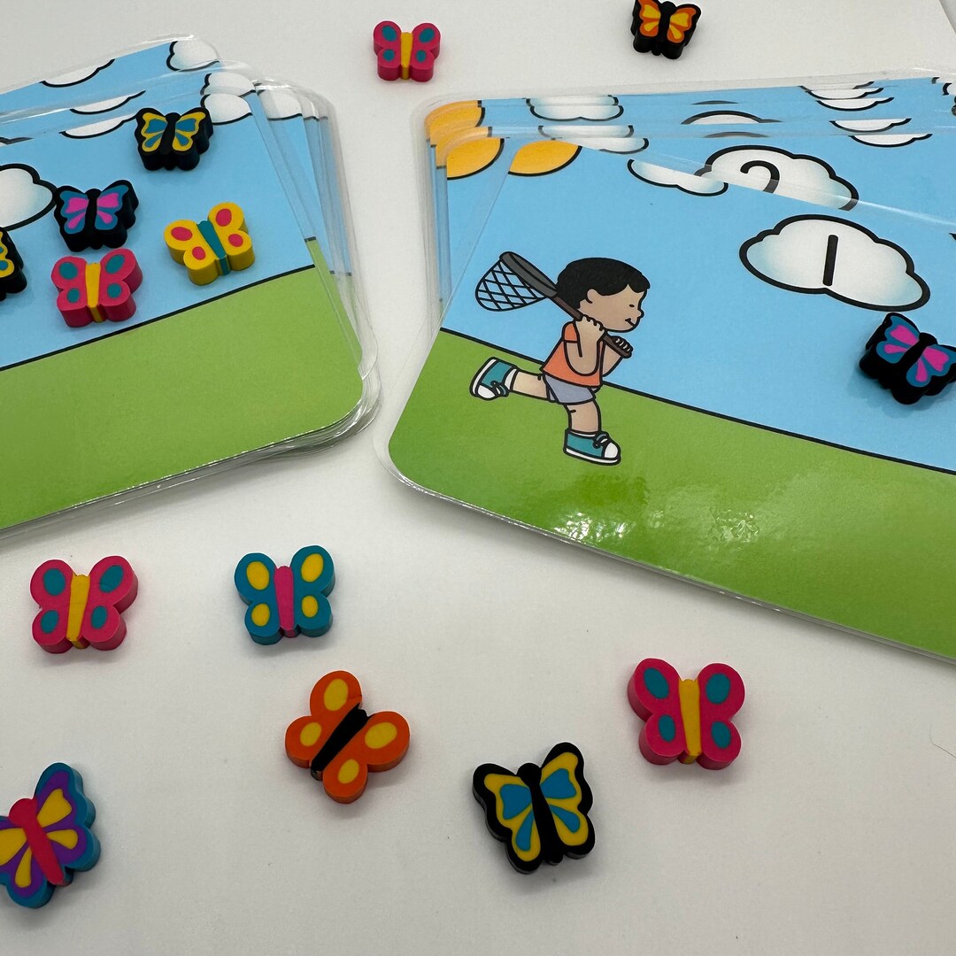 Butterfly Counting | Preschool Centers Counting Game | Ready to Go Busy ...