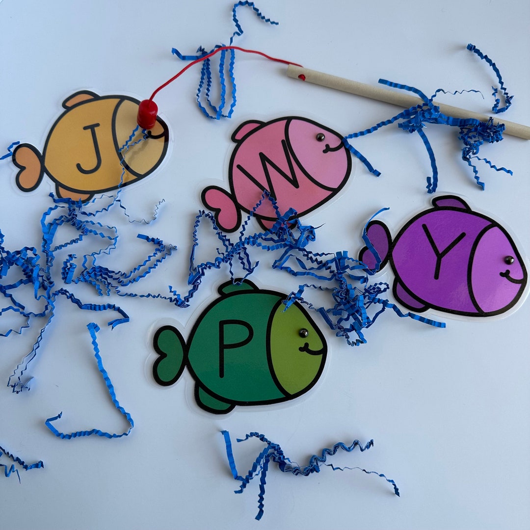 Fishing for Letters | Letter Identification and Matching | Preschool ...