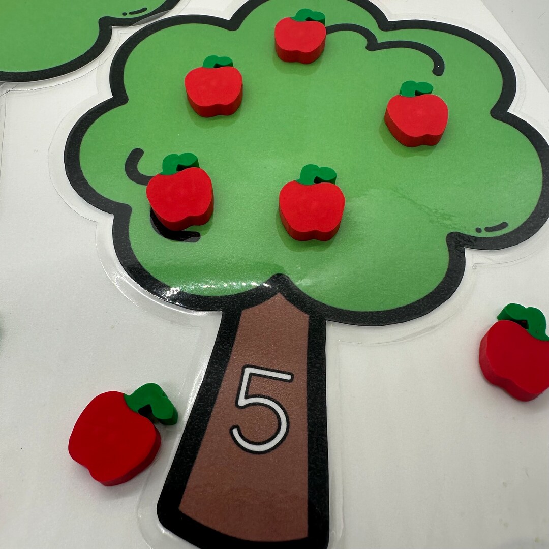 Apple Tree Counting | Preschool Centers Counting Game | Ready to Go ...