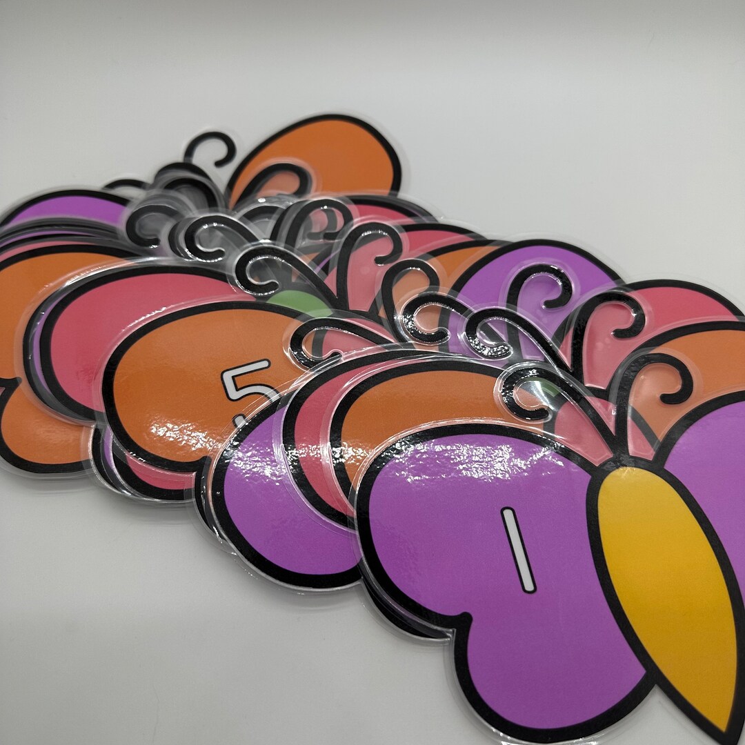 Playdough Counting 1-20 | Butterfly Playdough Mat | Hands on Learning ...