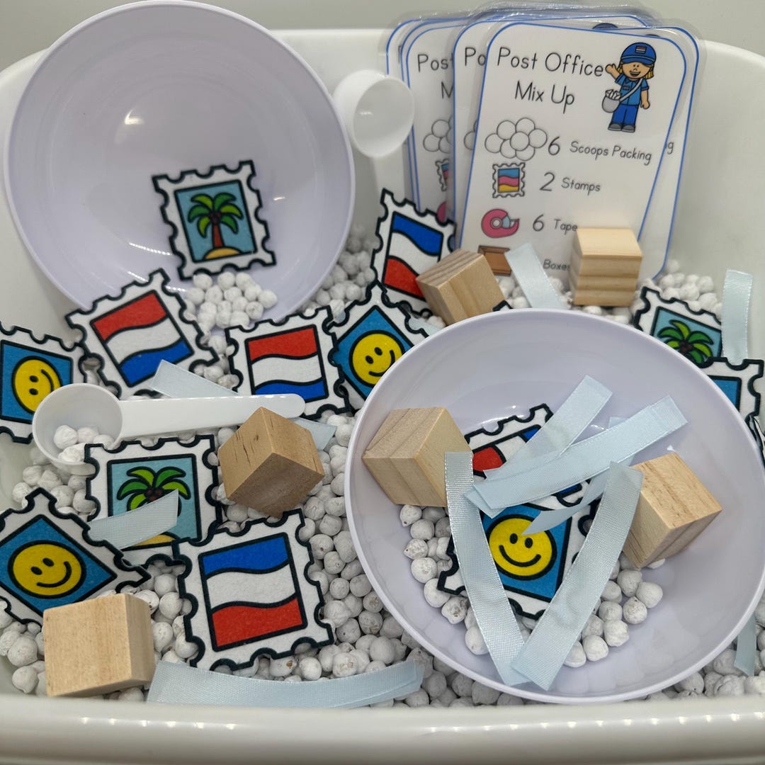 Post Office Mix up | Sensory Bin | Preschool Classroom Game ...