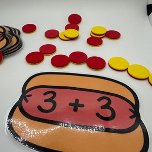 Hot Dog Addition | Preschool Centers Counting Game | Ready to Go Busy ...