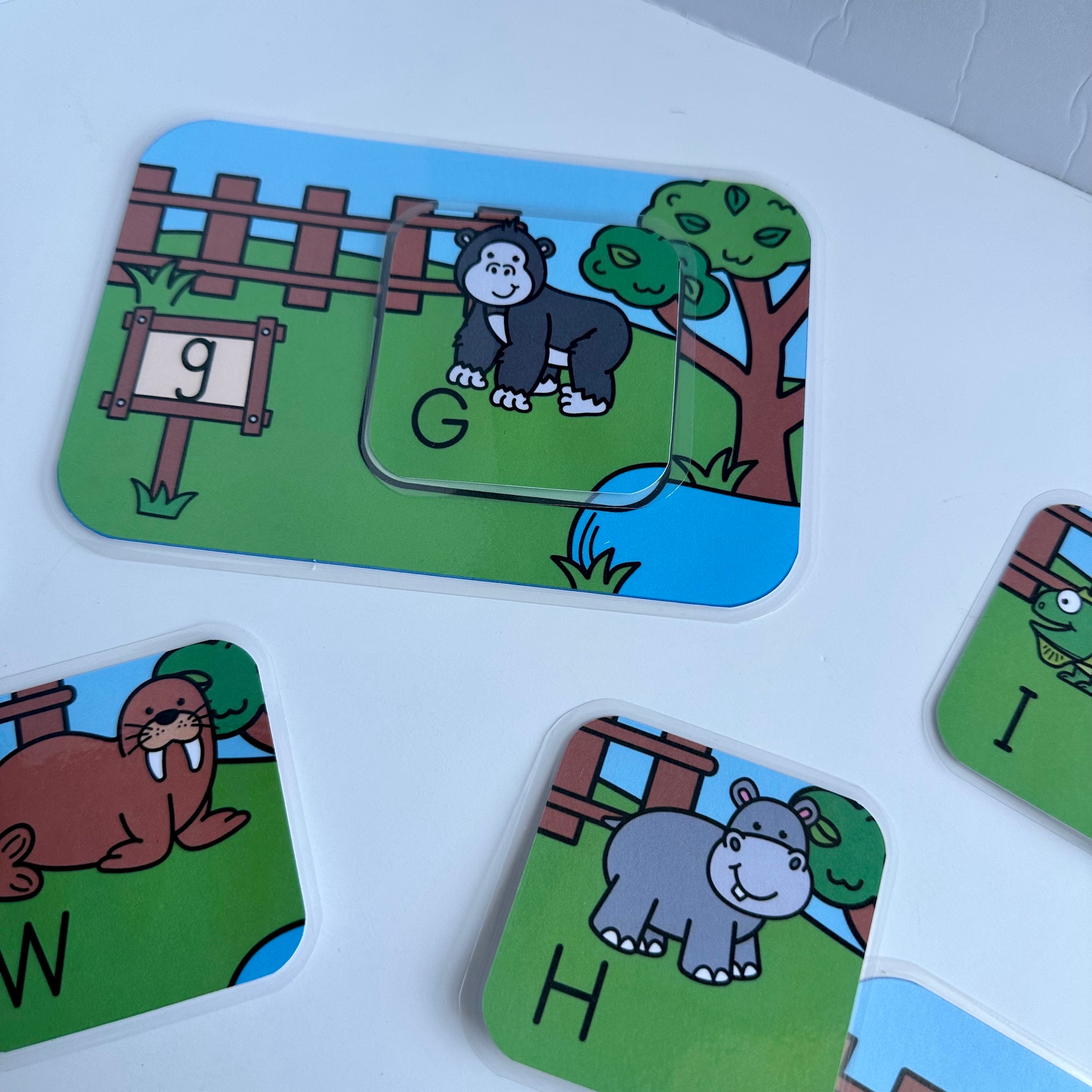 Zoo Habitat Letter Matching | Zoo Animal Matching | Capital and ...