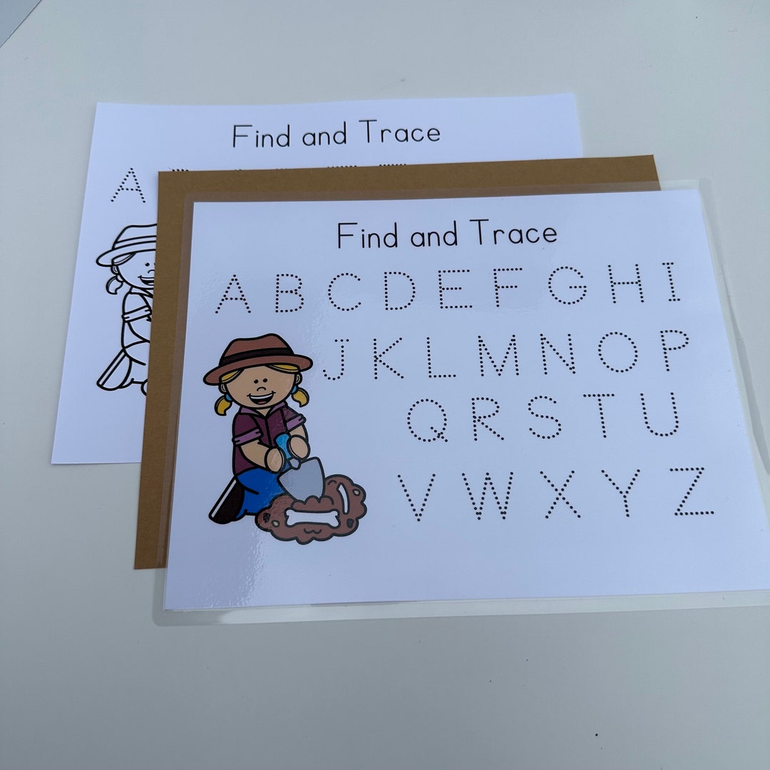 Dinosaur Find and Trace | Dinosaur Dig Site Sensory Bin | Preschool ...