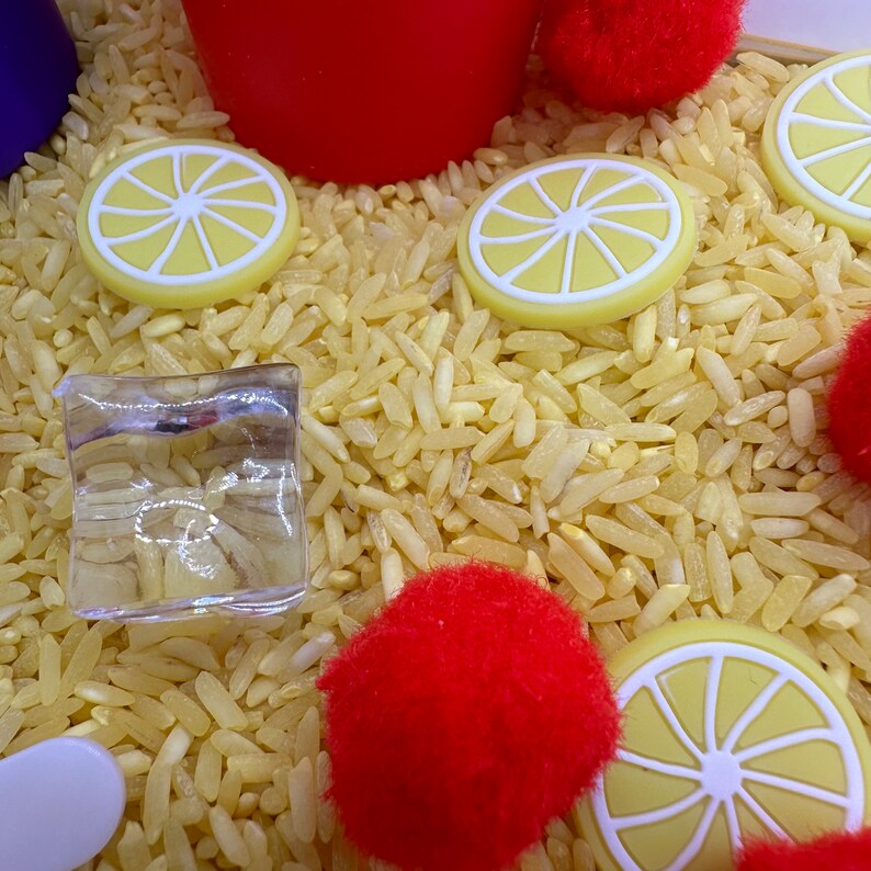 Lemonade Stand Sensory Bin Sensory Bin Preschool Summer Game Homeschool ...