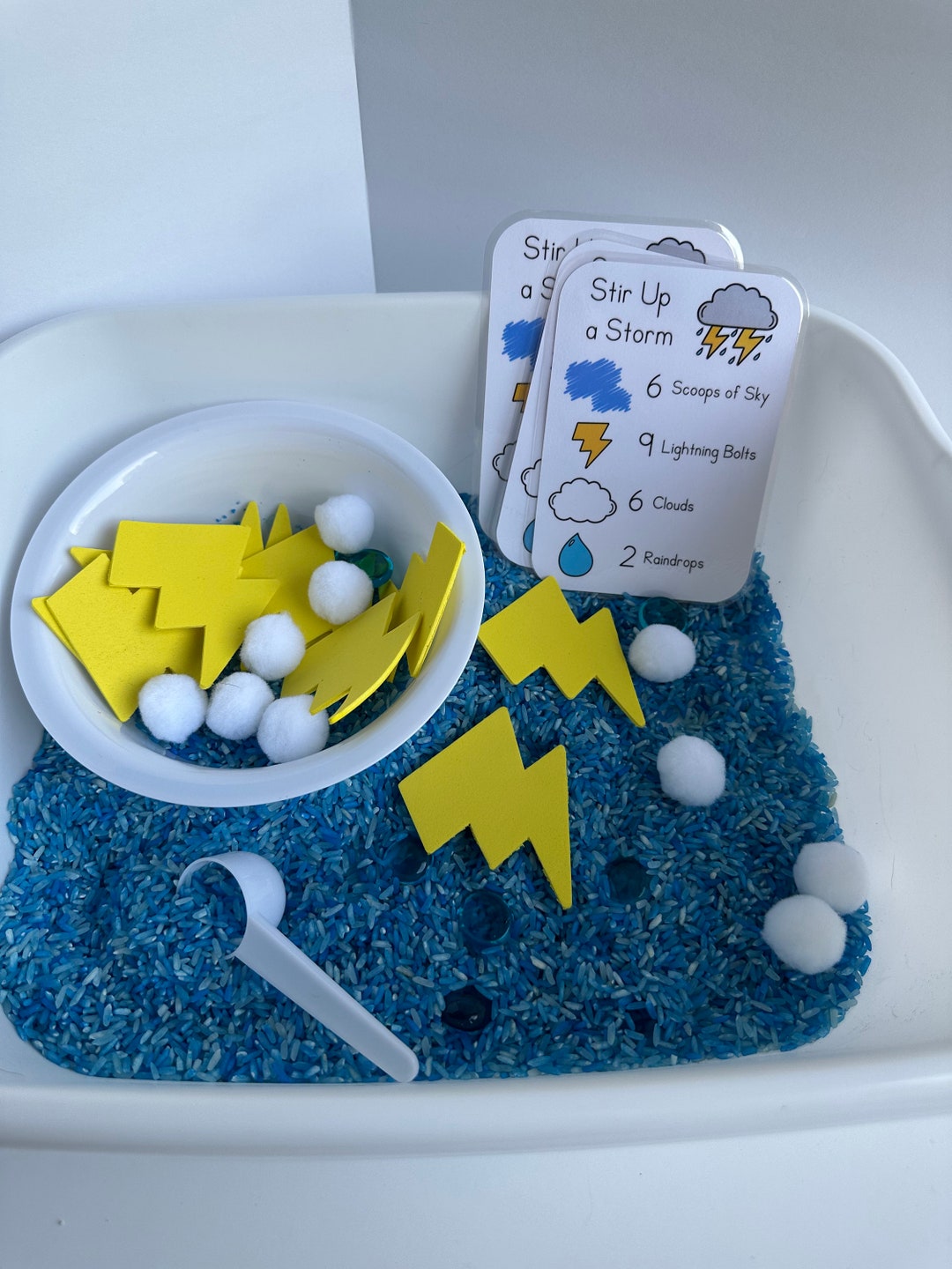 Stir up A Storm Sensory Bin Preschool Weather Unit Study - Etsy