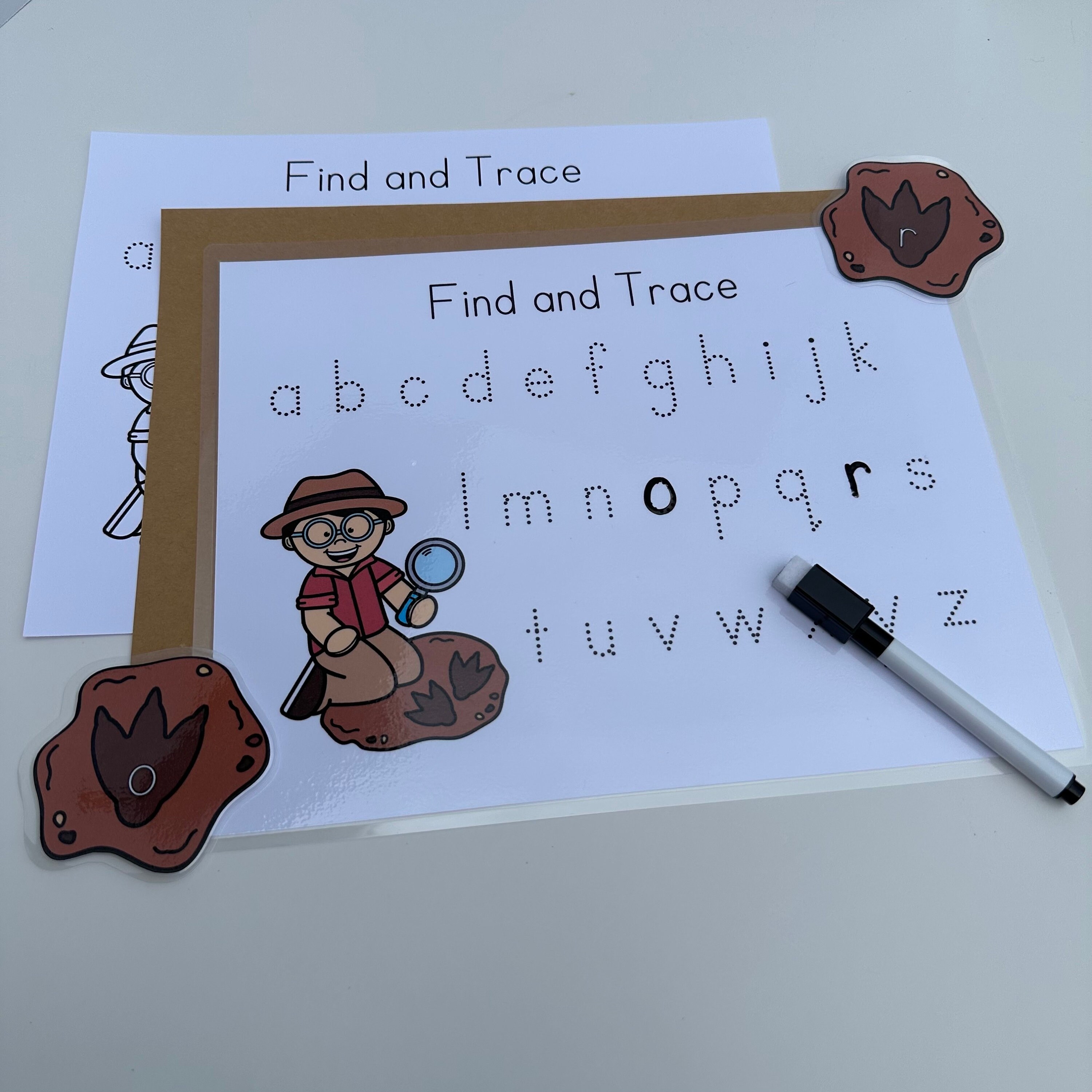 Dinosaur Find and Trace Dinosaur Dig Site Sensory Bin - Etsy