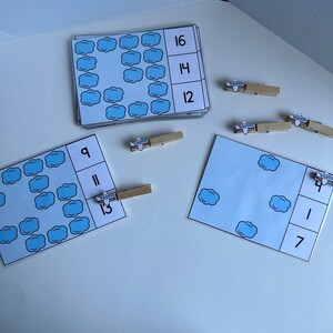 Airplane Counting Clipcards | Count 1-20 | Early Learning | Ready to ...
