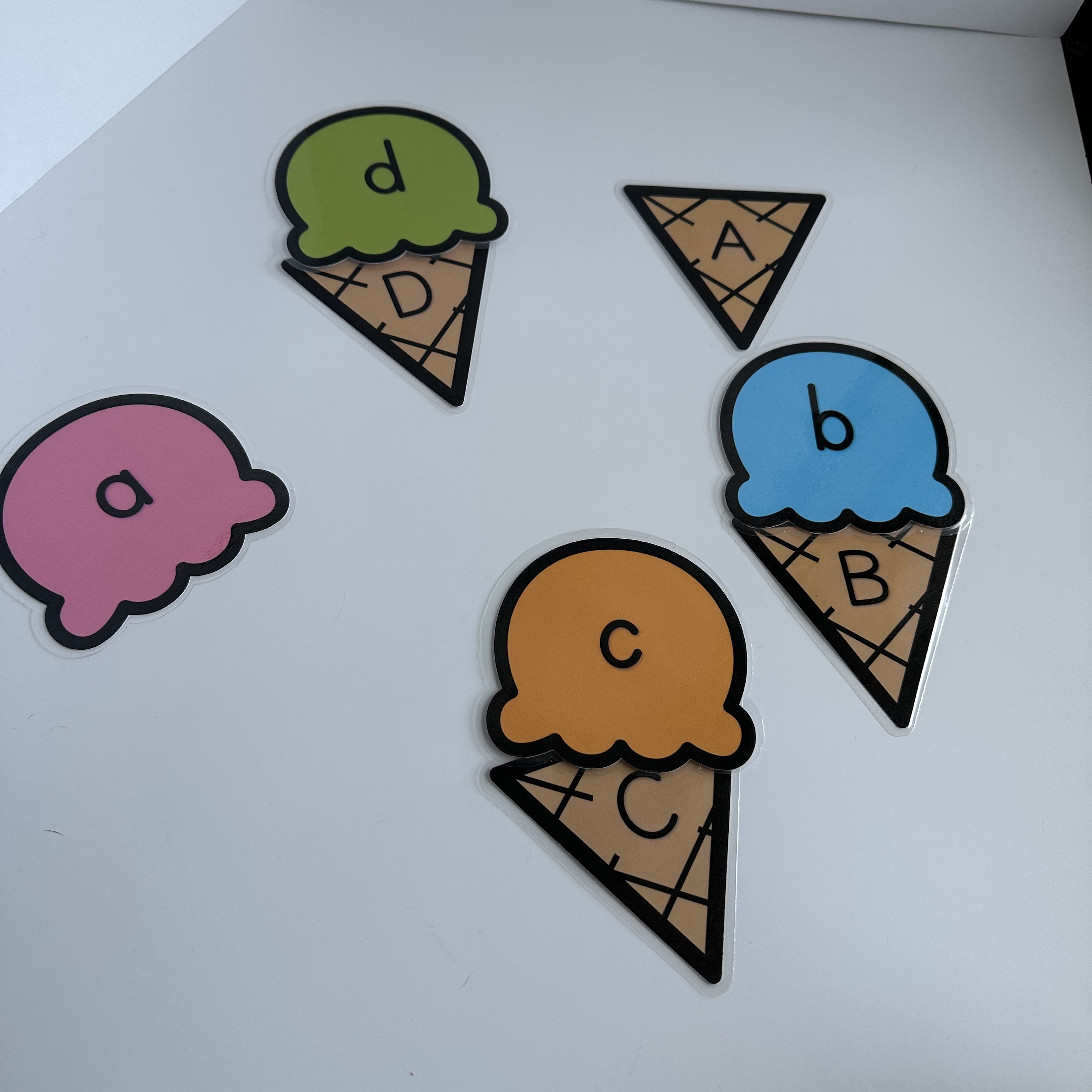 Ice Cream Letter Matching | Preschool Summer Learning - Etsy