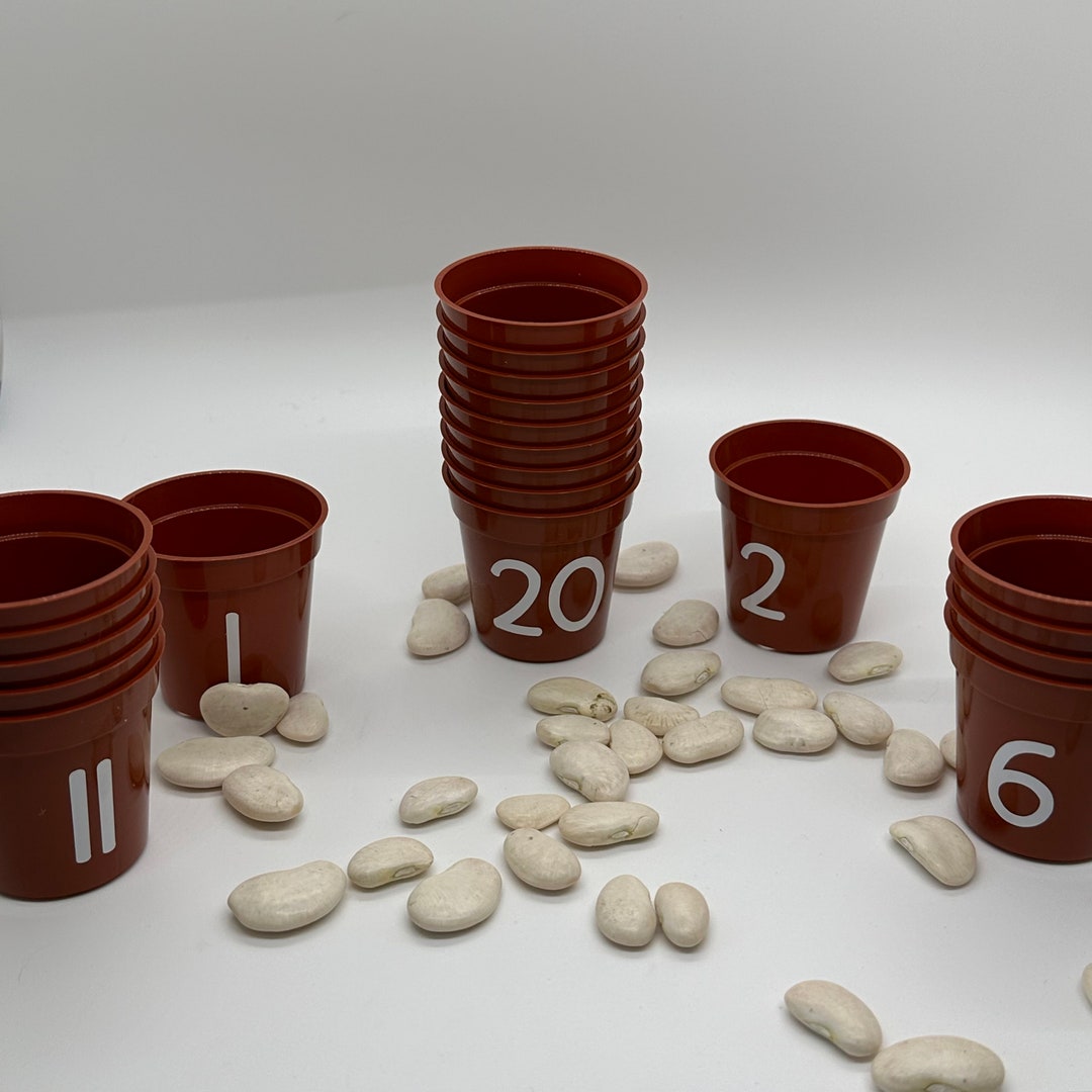 Count to 20 Seed Planting | Number Practice | Preschool Sensory Bin ...