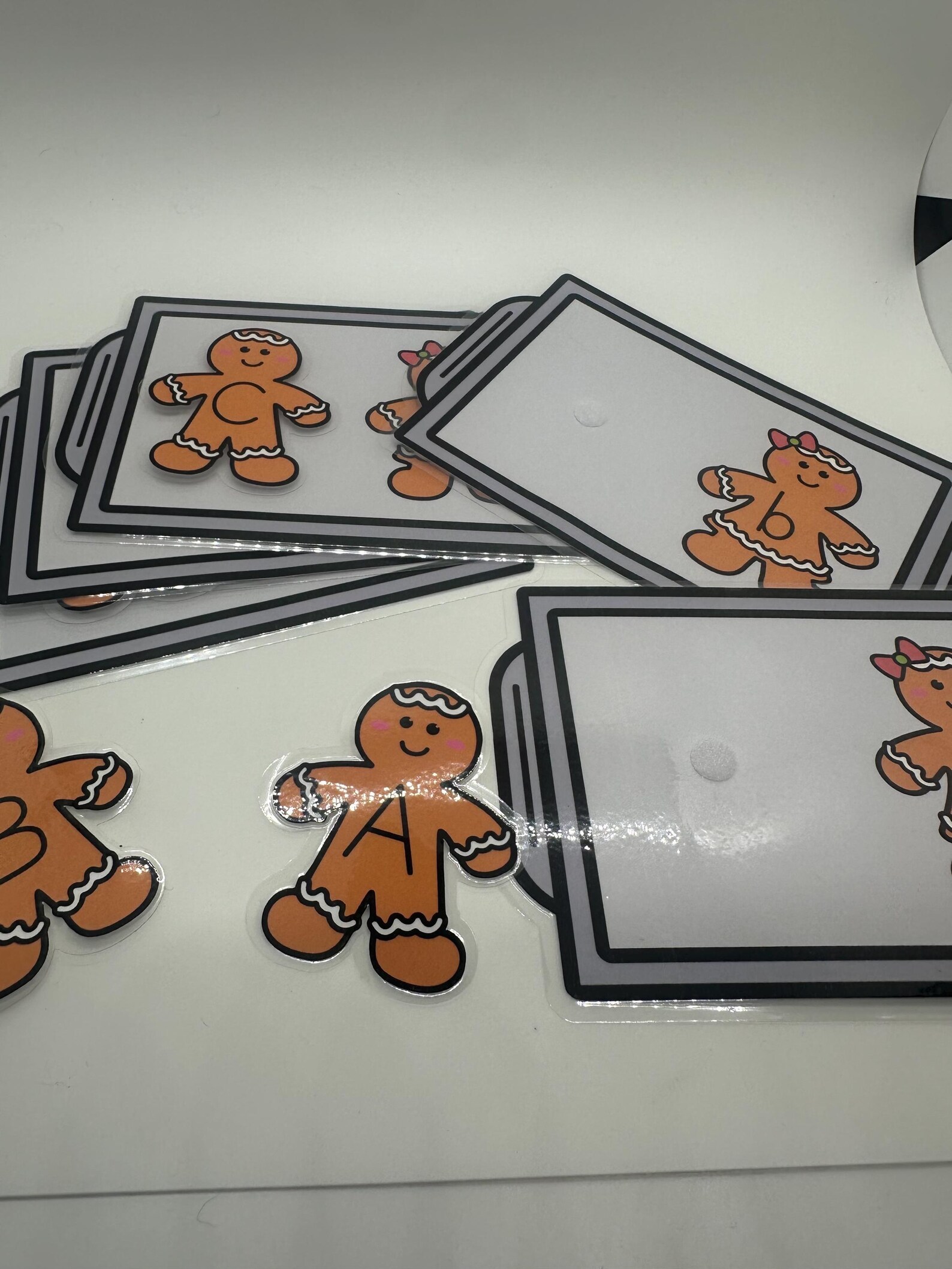 Gingerbread Cookie Letter Matching | Christmas Matching | Capital and ...