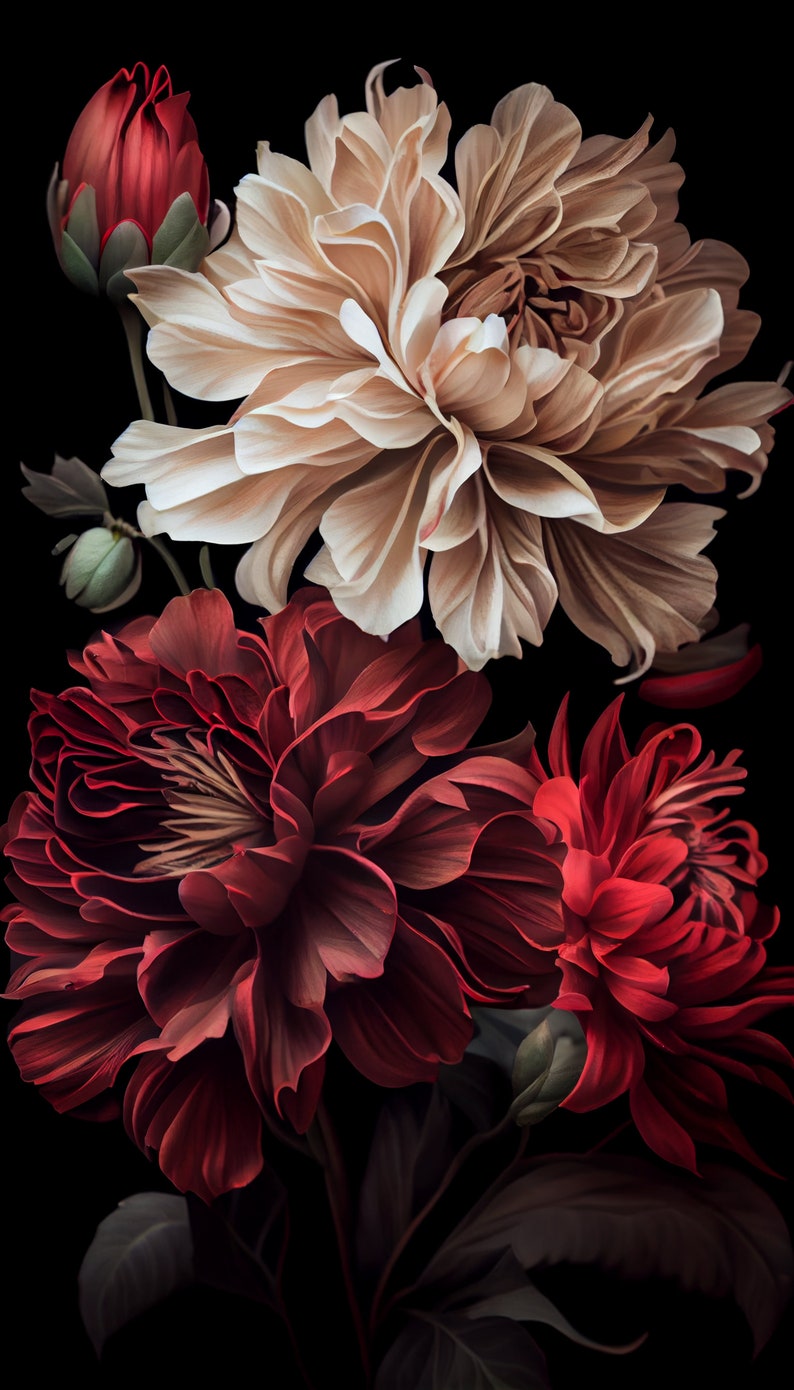 Scarlet Bloom - Etsy