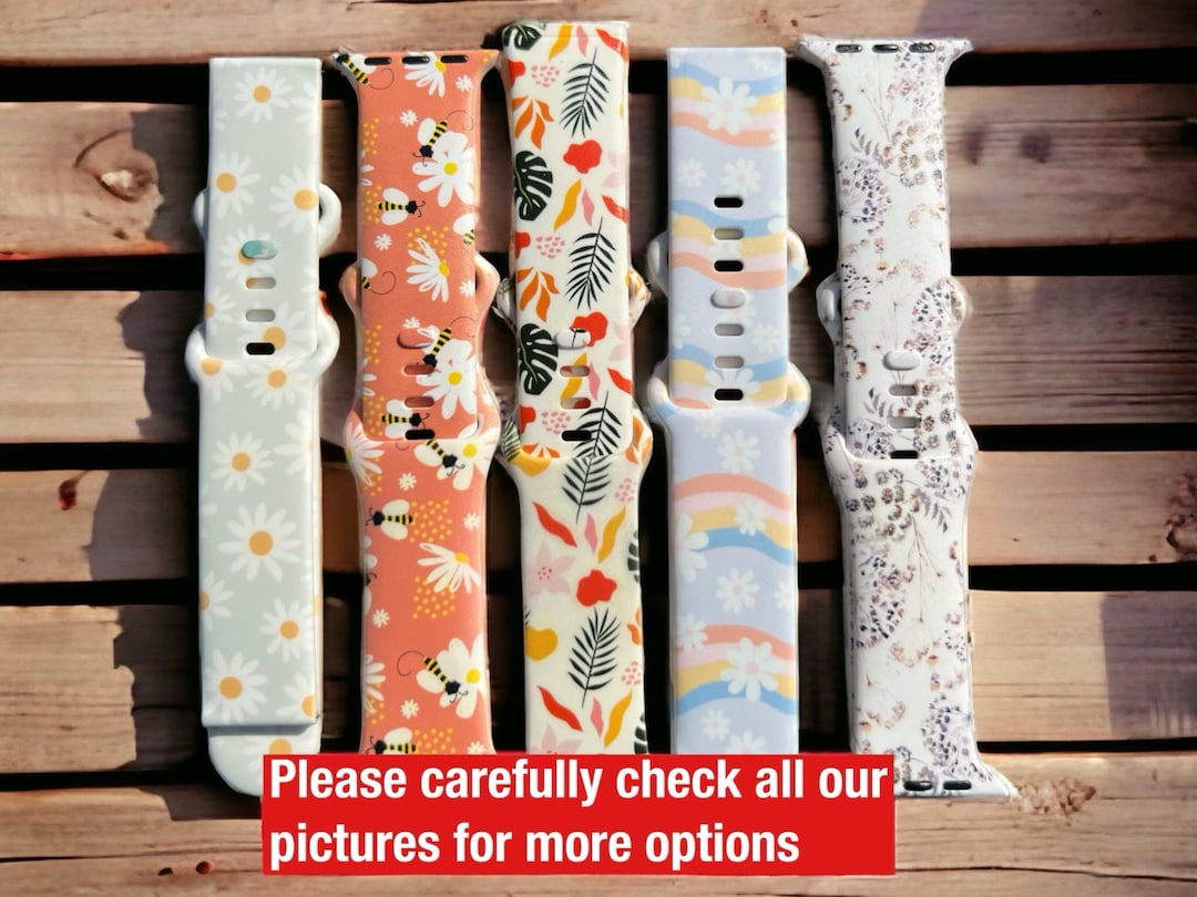Daisy Watch Band|floral Watch Band|tropical Flowers|flowers Watch Band ...