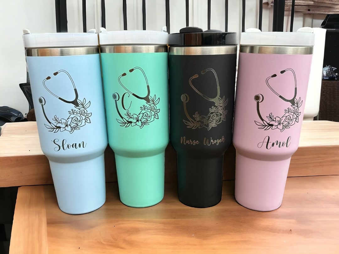 Gift for Nurse|nurse Water Bottle|nurse 40oz Cup|nurse Appreciation ...