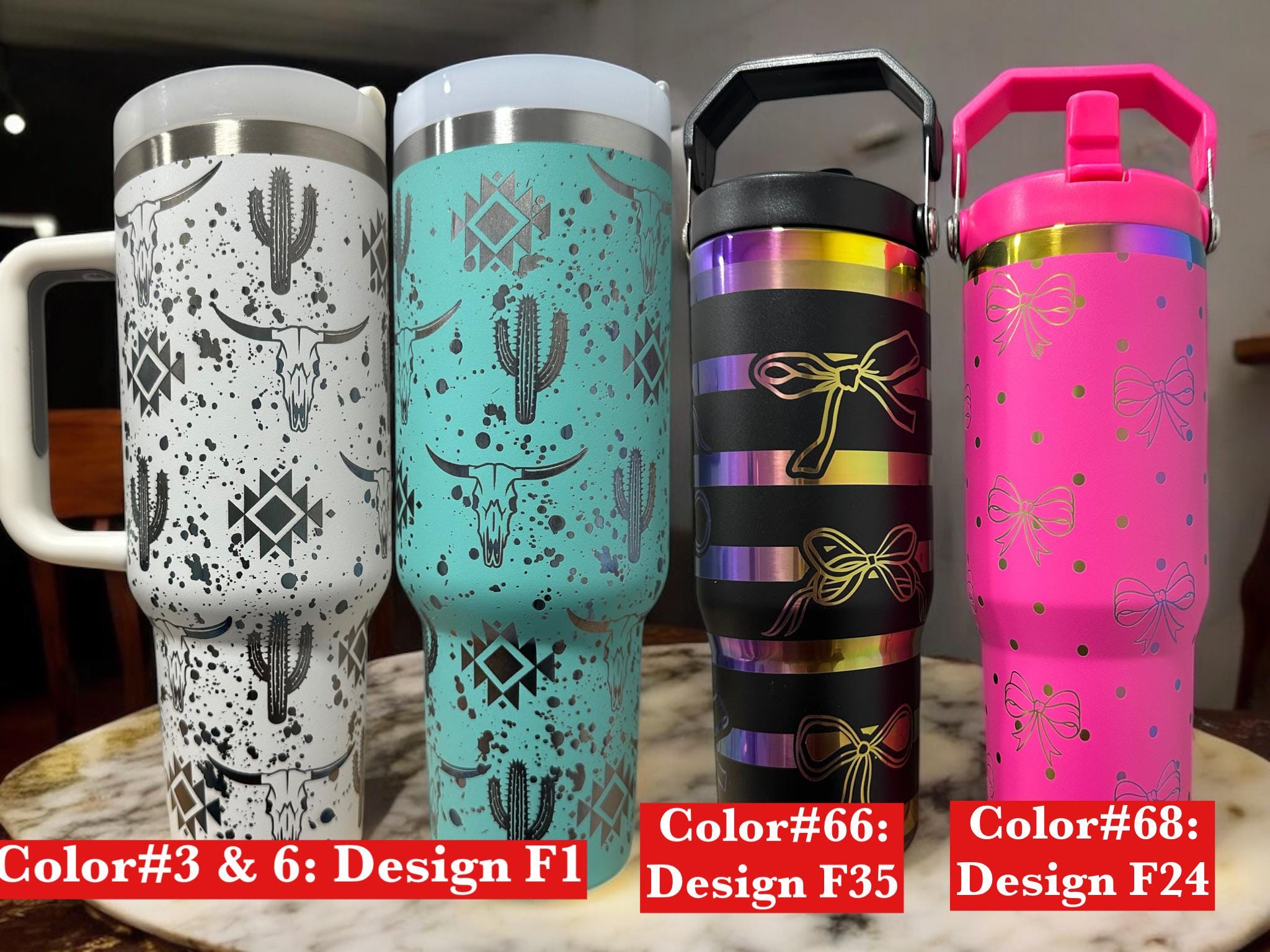 Bow Tumbler|coquette Tumbler|bow Water Bottle|girly Water Bottle|gift ...