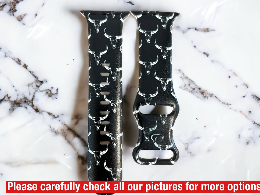 Longhorn Watch Band|western Watch Band|galaxy Watch Band|fitbit Versa ...