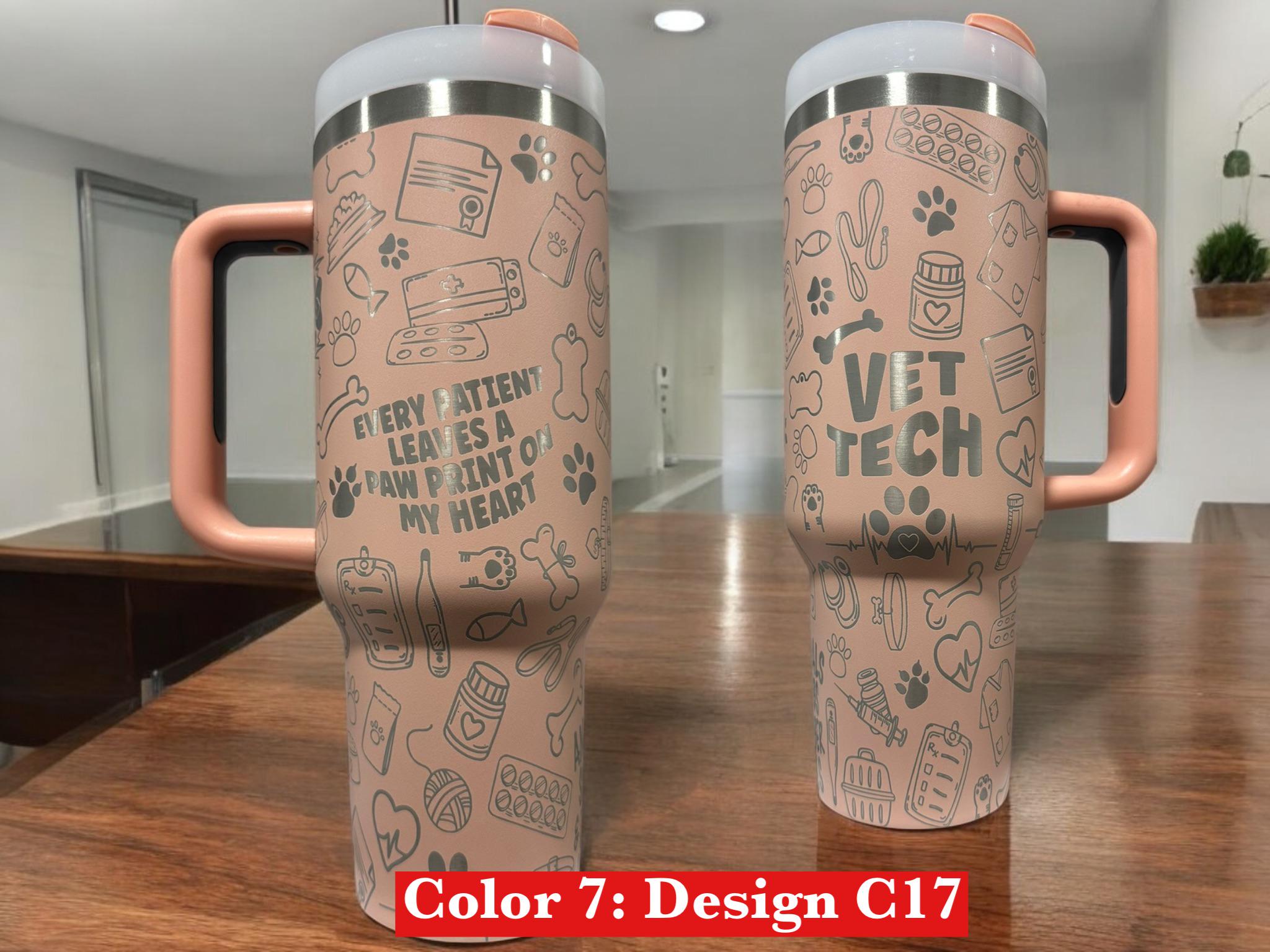 Vet Tumbler|tumbler for Vet|veterinarian Cup|40oz Tumbler|gift for Vet ...