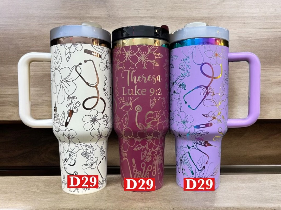 Nurse Tumbler| Tumbler for Nurse| 40oz Nurse Cup| Cup for RN| Medical ...