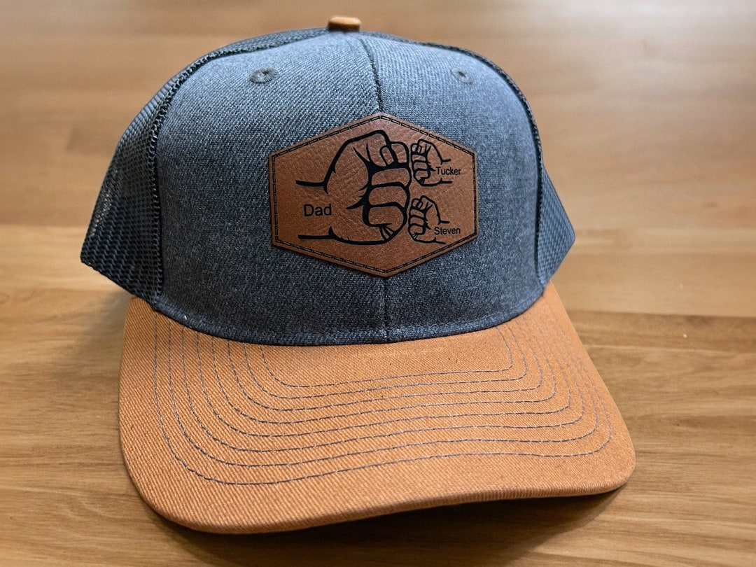 Personalized Mens Hat|fist Pump Hat|mens Hat With Kids Name|mens Hat ...