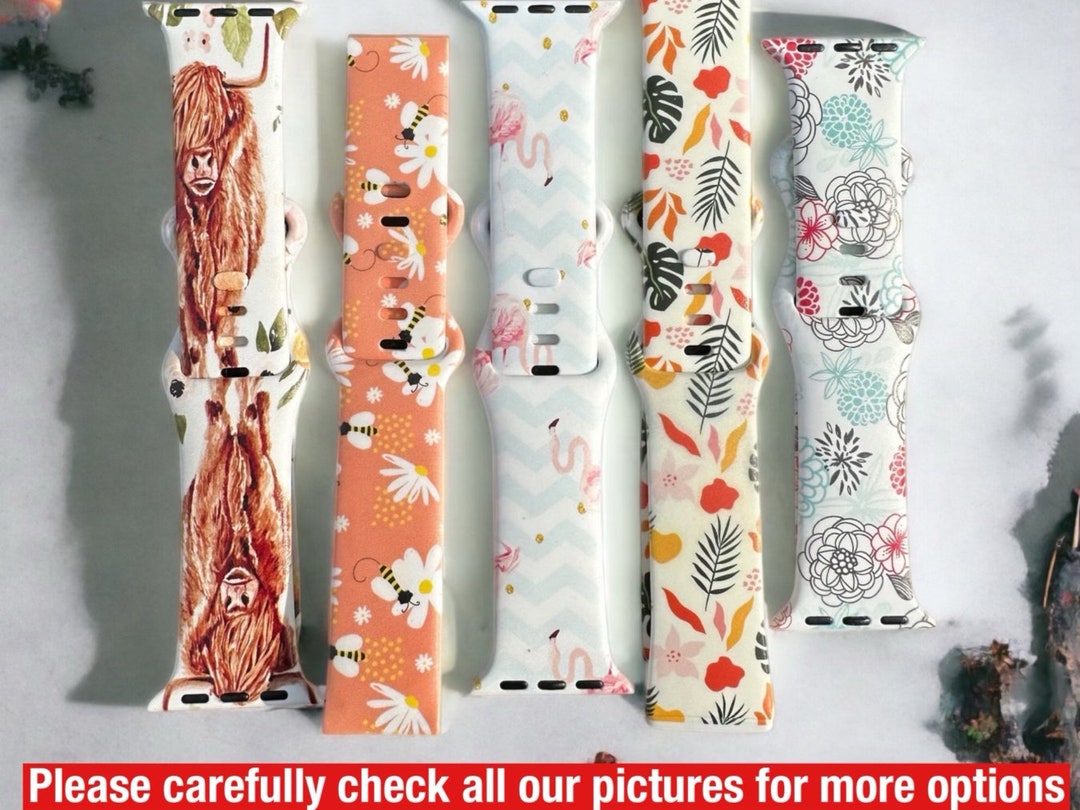 Bee Watch Band|highland Cow Watch Band|flamingo Watch Band|summer Band ...