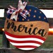 Merica Front Door Sign| Patriotic Front Door Sign | 4th of July Door ...