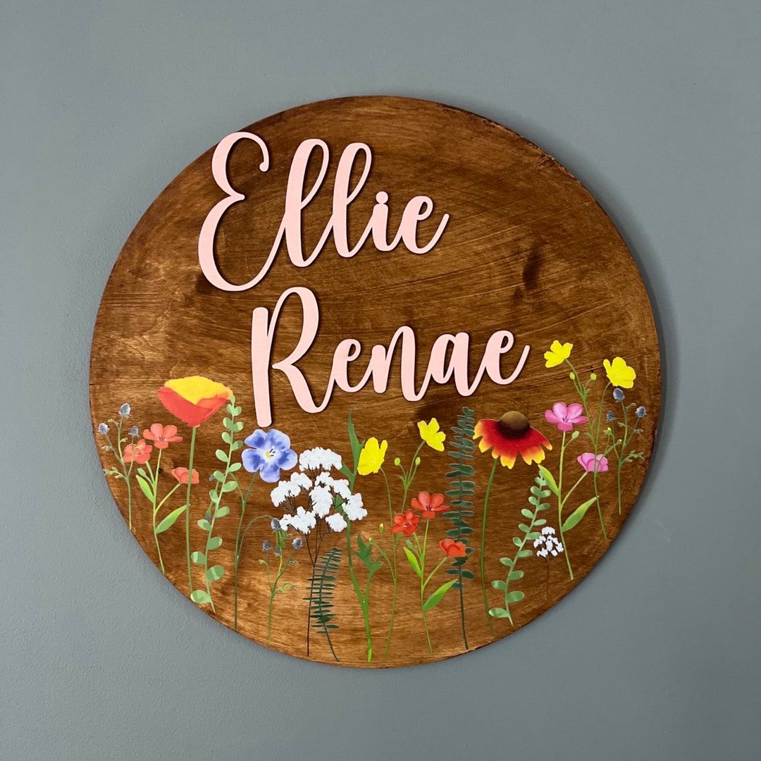 Girls Nursery Sign|nursery Sign|kids Sign|kids Room Decor|home Decor ...