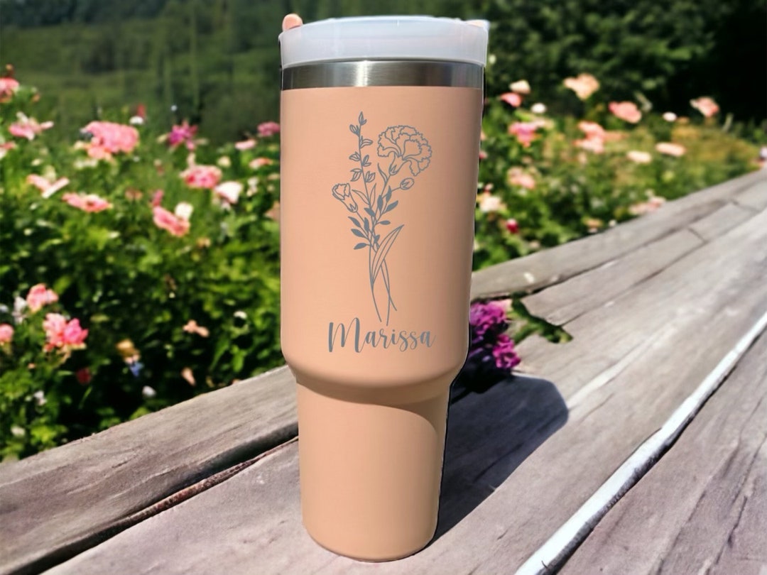 Birth Month Flower Bouquet Cup|birth Month Cup|birth Flower Cup|40 ...