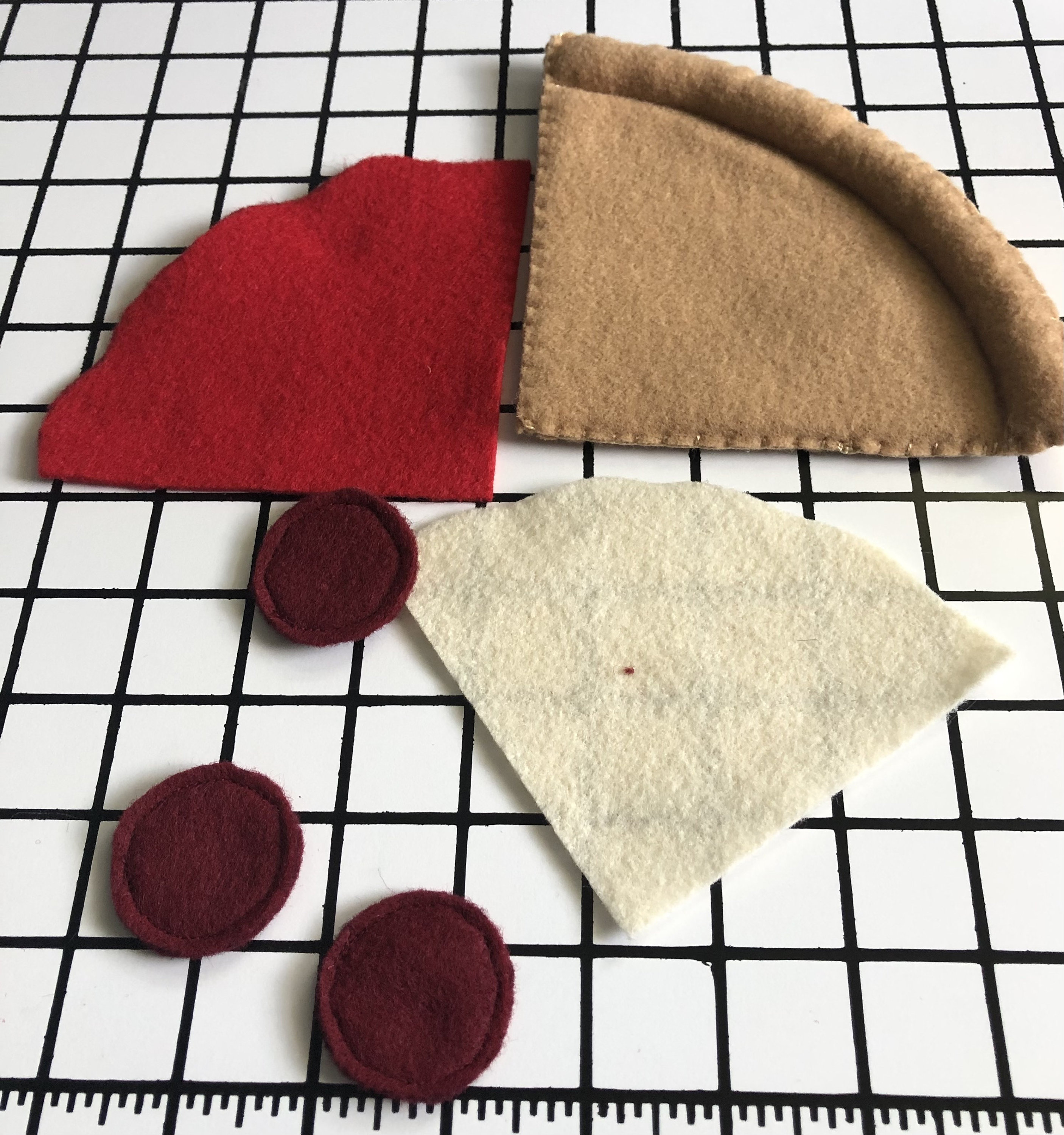 Felt Pepperoni Pizza Set - Etsy