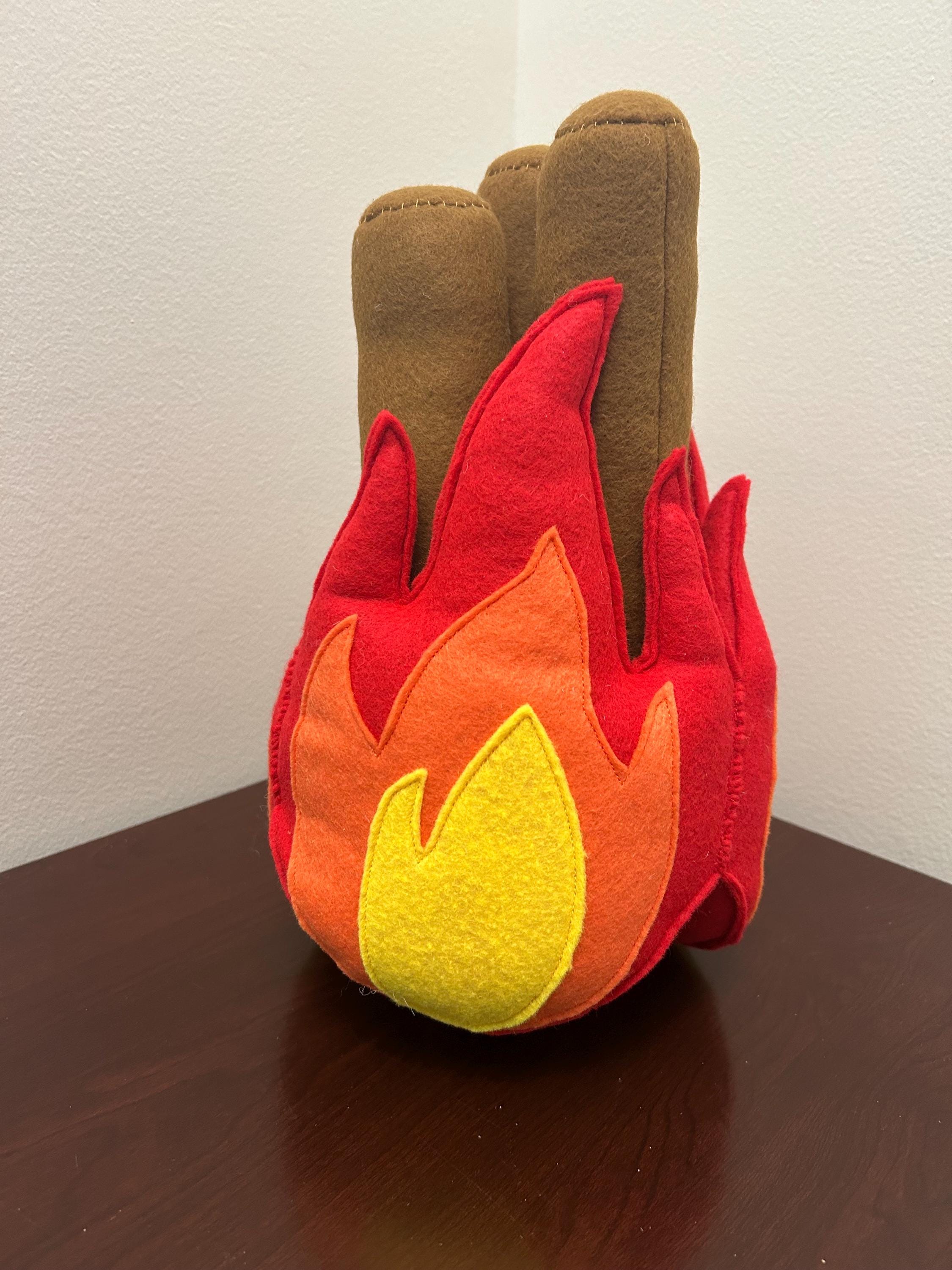 Felt Camp Fire Set, Fire Plus 3 Logs - Etsy