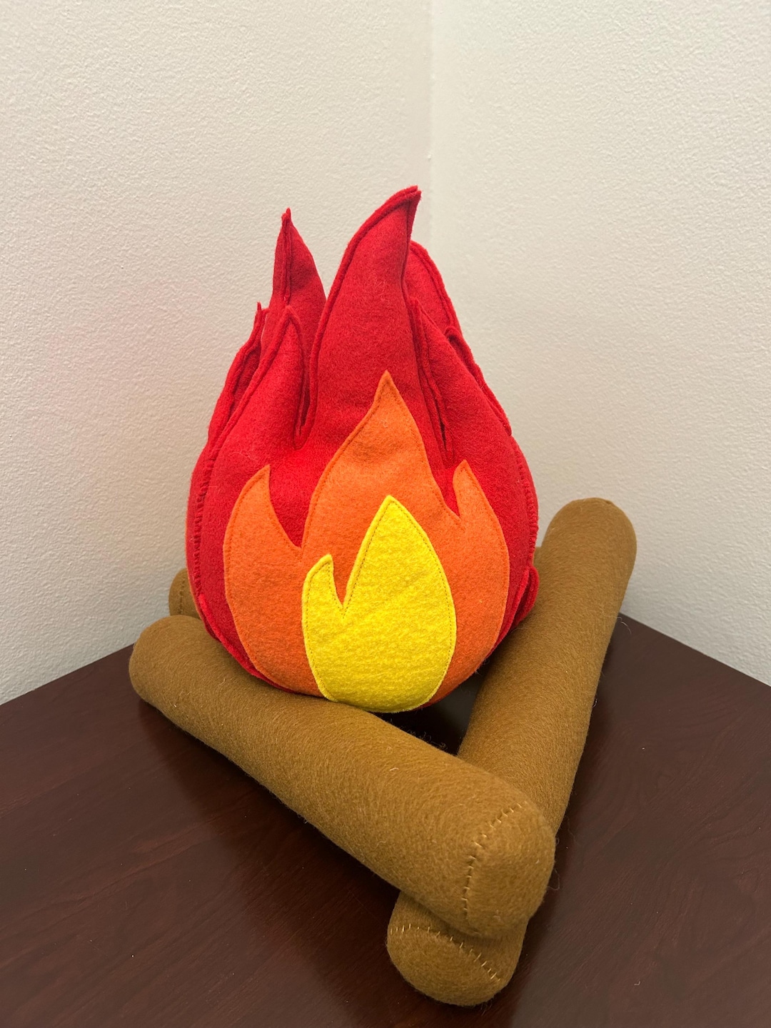Felt Camp Fire Set, Fire Plus 3 Logs - Etsy