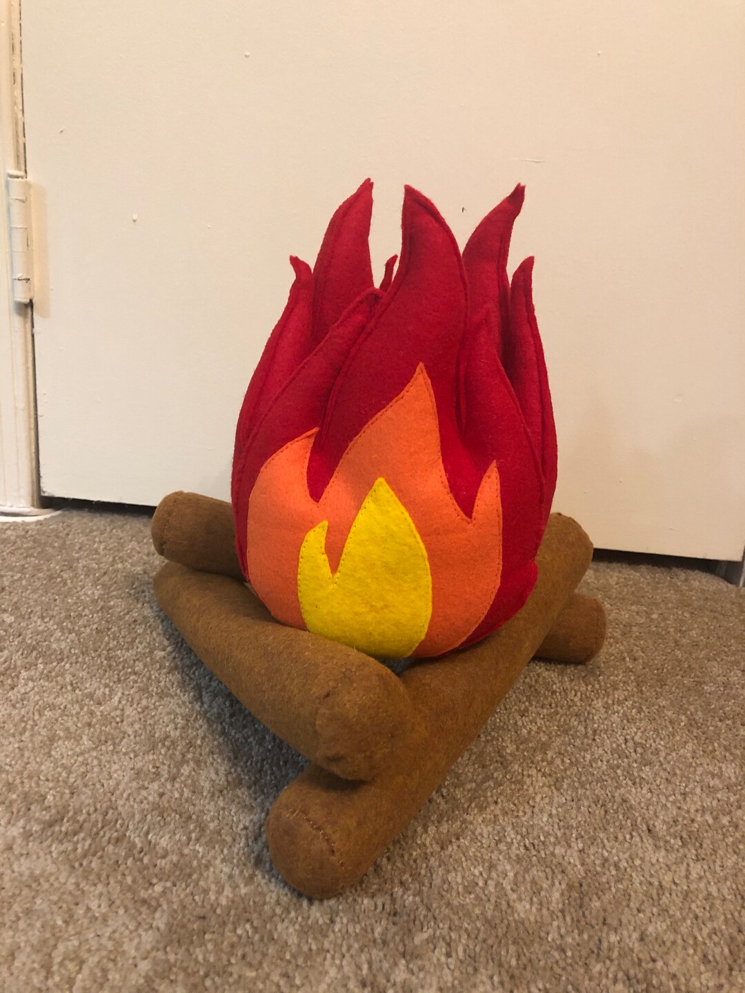 Felt Camp Fire Set, Fire Plus 3 Logs - Etsy