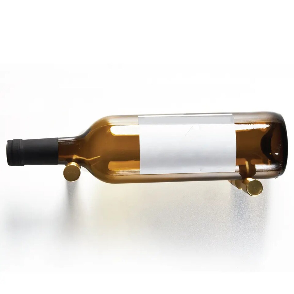 Wine Pegs - Brushed Aluminum in Gold Color- Modern Vertical Wine Rack ...