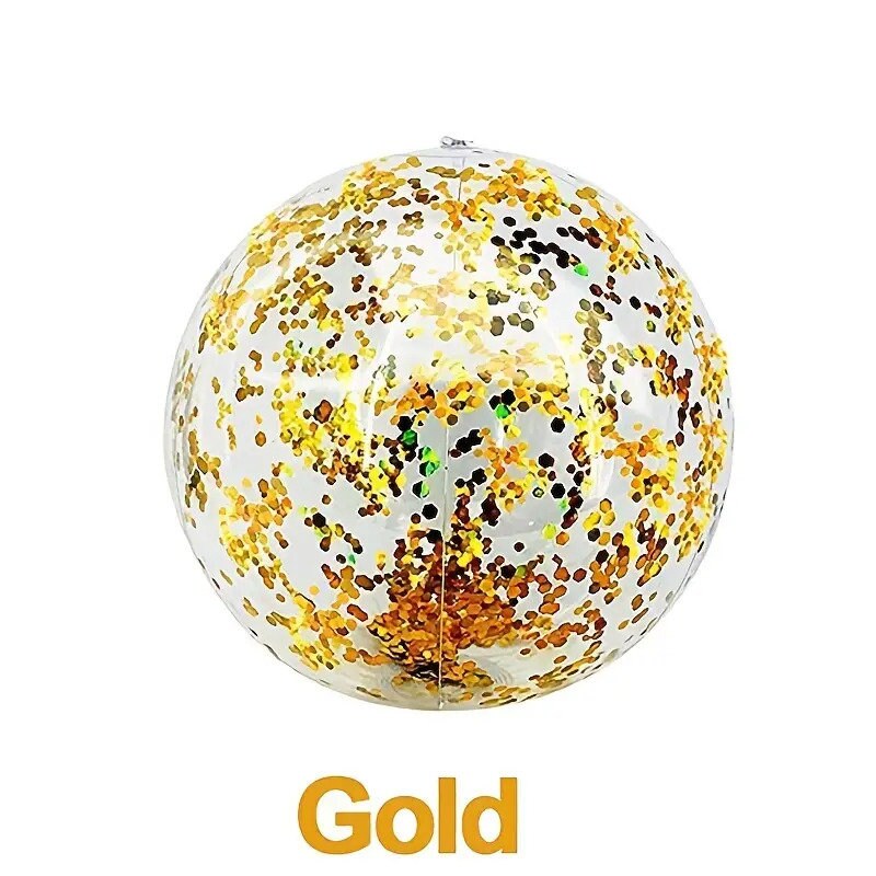 2pc Sparkleshine Glitter Beach Ball - Inflatable Sequin Beach Ball for ...